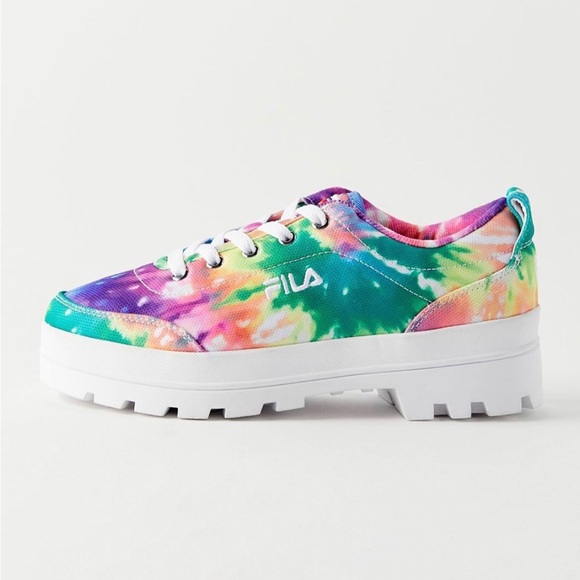Fila | Shoes | Fila Theme Low Tiedye Sneaker | Poshmark